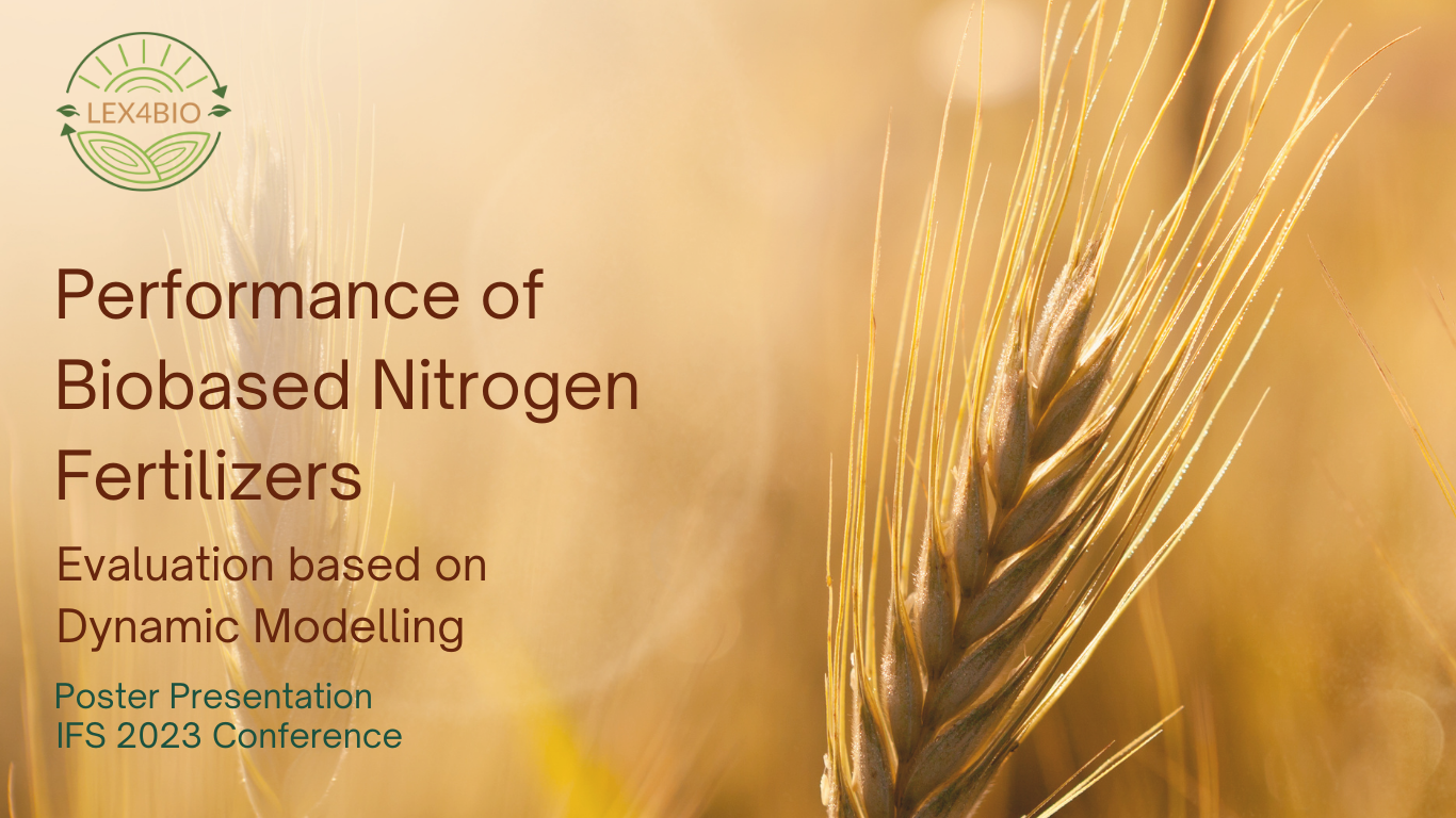 Dynamic Simulation Modelling for Evaluation of Bio-based Fertilizers Against Conventional Ones ...