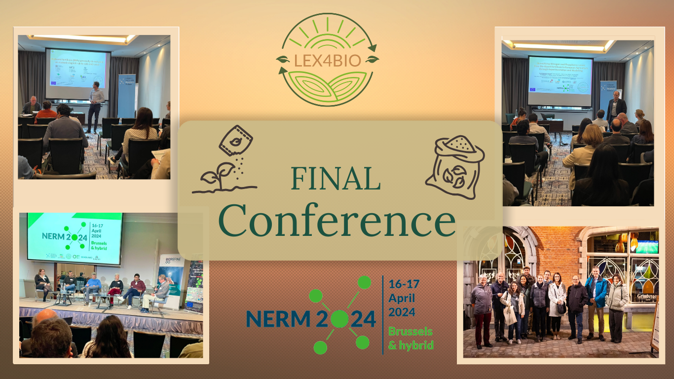 LEX4BIO JOINS FORCES WITH SISTER EU FUNDED PROJECTS TO PRESENT KEY RESULTS AT NUTRIENTS IN ...